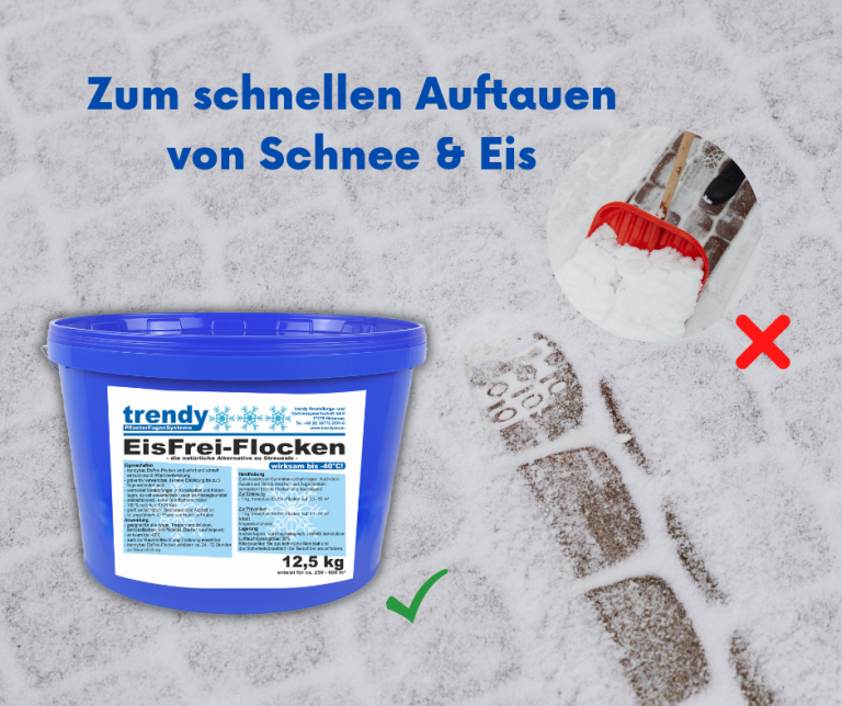 EisFrei | Flocken | Alternative zu Streusalz! | trendy.team